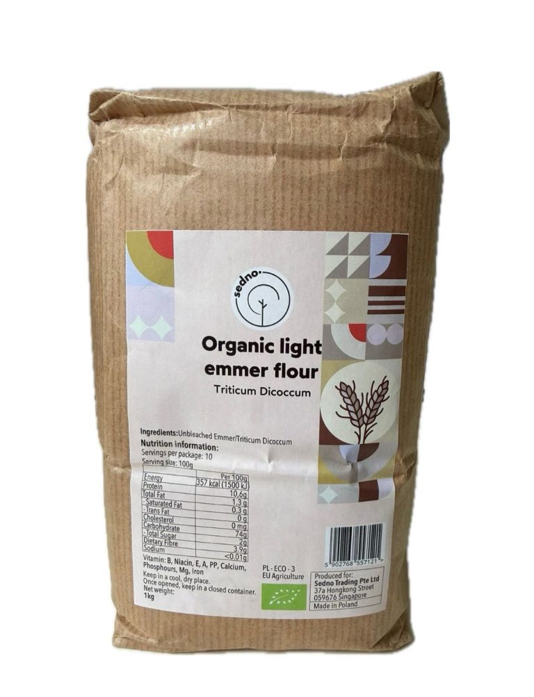 Organic Light Emmer Flour 1kg - Sedno